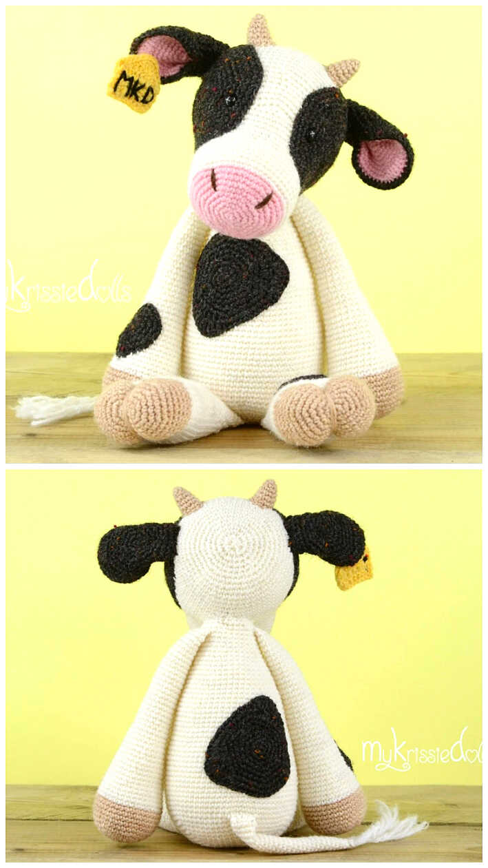 Amigurumi Cute Cow Free Pattern - Amigurumi