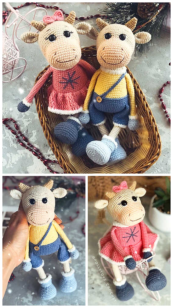 Amigurumi Bull Crochet Free Pattern - Amigurumi