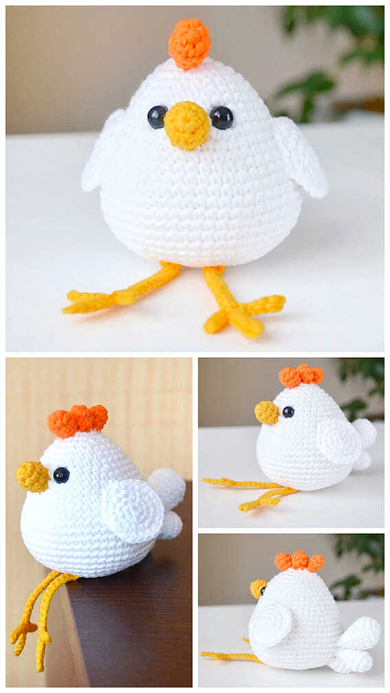 Amigurumi Chicken Free Pattern - Amigurumi