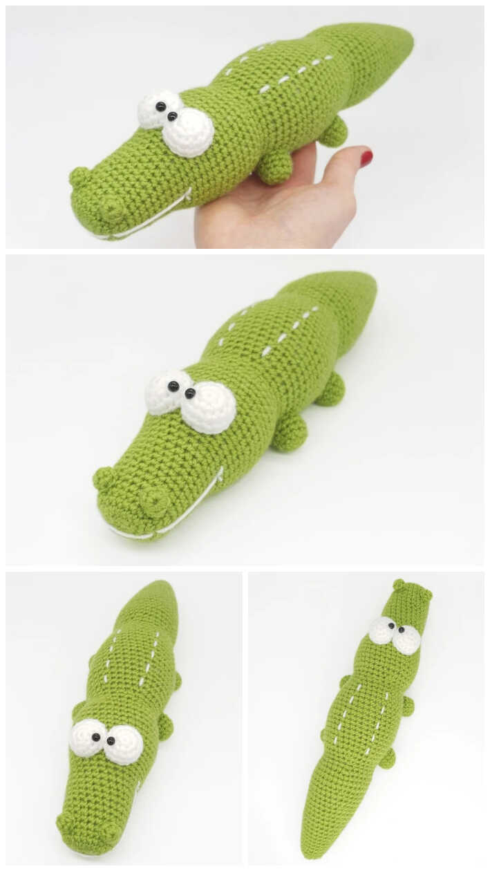 Amigurumi Crocodile Crochet Free Pattern - Amigurumi