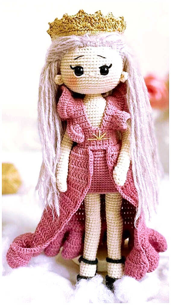 Amigurumi Princess Doll Free Crochet Pattern - Amigurumi