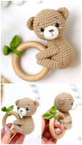 Amigurumi Baby Rattle Crochet Free Pattern - Amigurumi