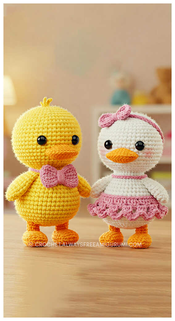 Crochet Duck Free Amigurumi Pattern - Amigurumi