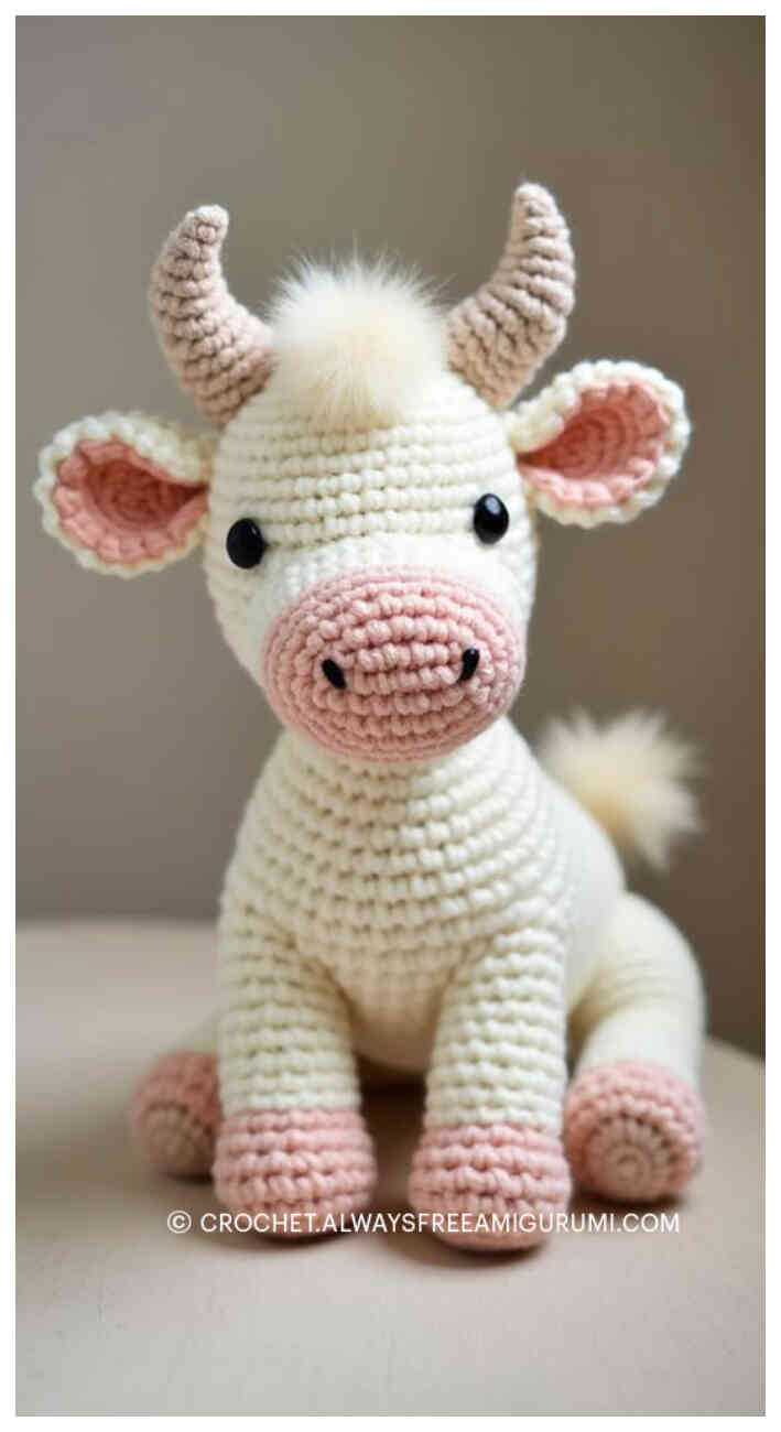 Amigurumi Bull Free Crochet Pattern - Amigurumi