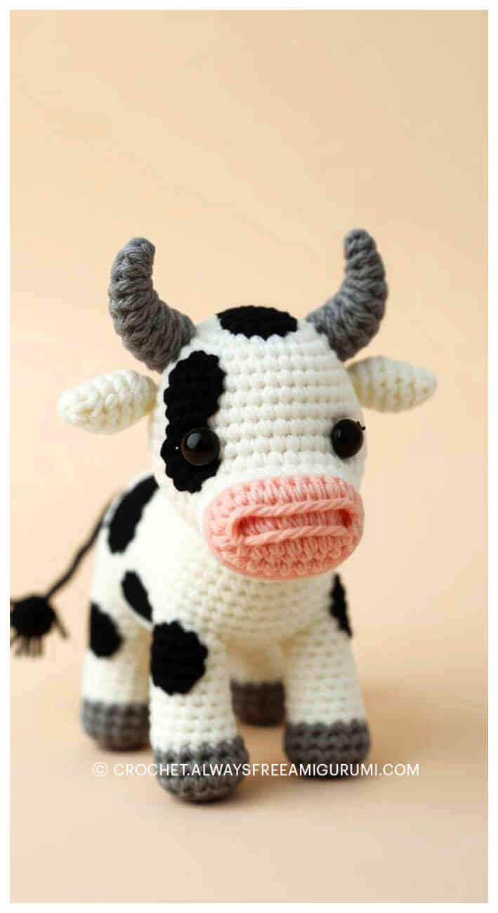Amigurumi Bull Free Crochet Pattern - Amigurumi