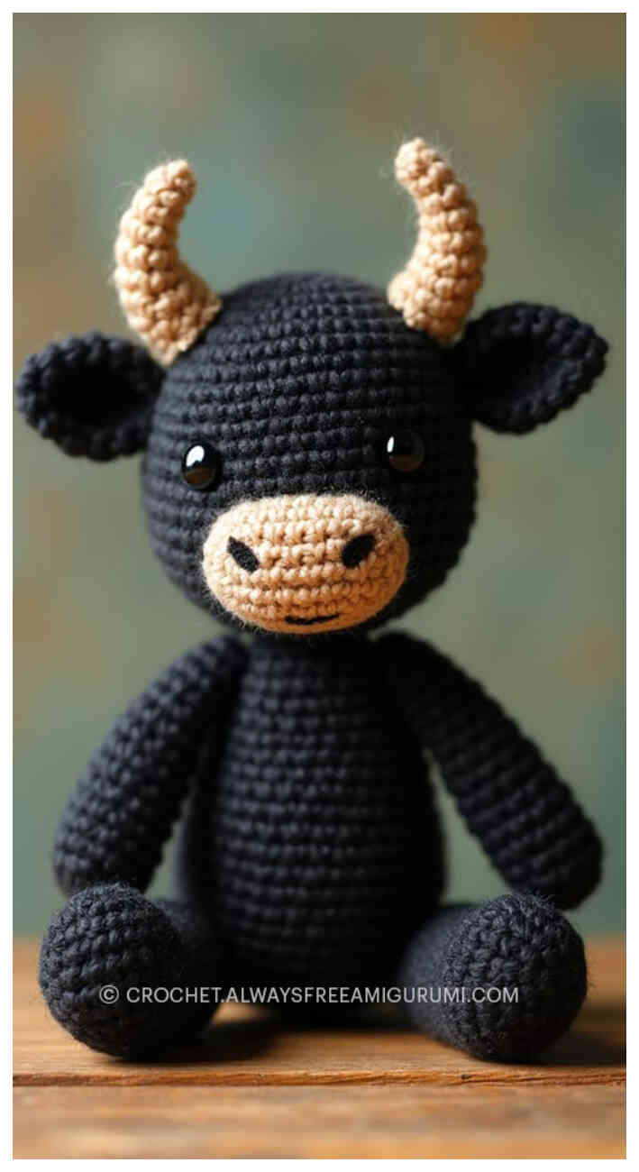 Amigurumi Bull Free Crochet Pattern - Amigurumi