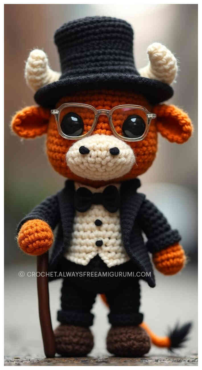 Amigurumi Bull Free Crochet Pattern - Amigurumi