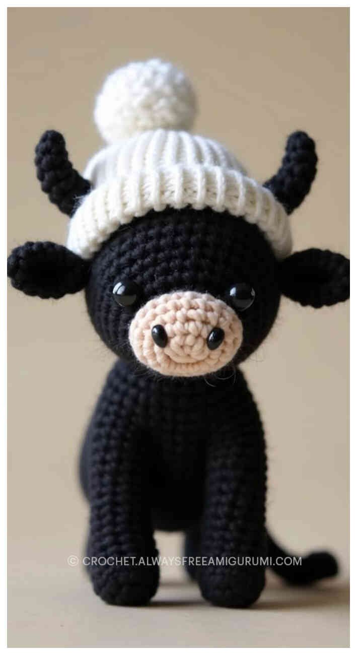 Amigurumi Bull Free Crochet Pattern - Amigurumi