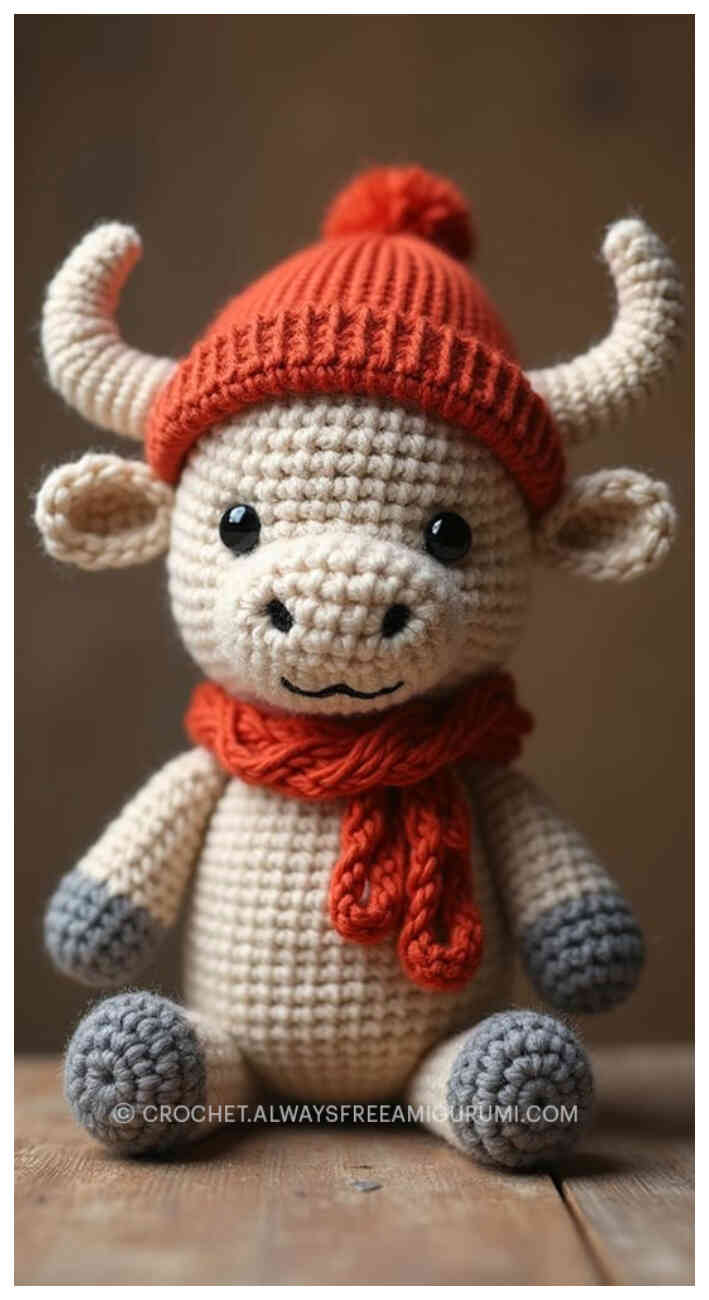 Amigurumi Bull Free Crochet Pattern - Amigurumi