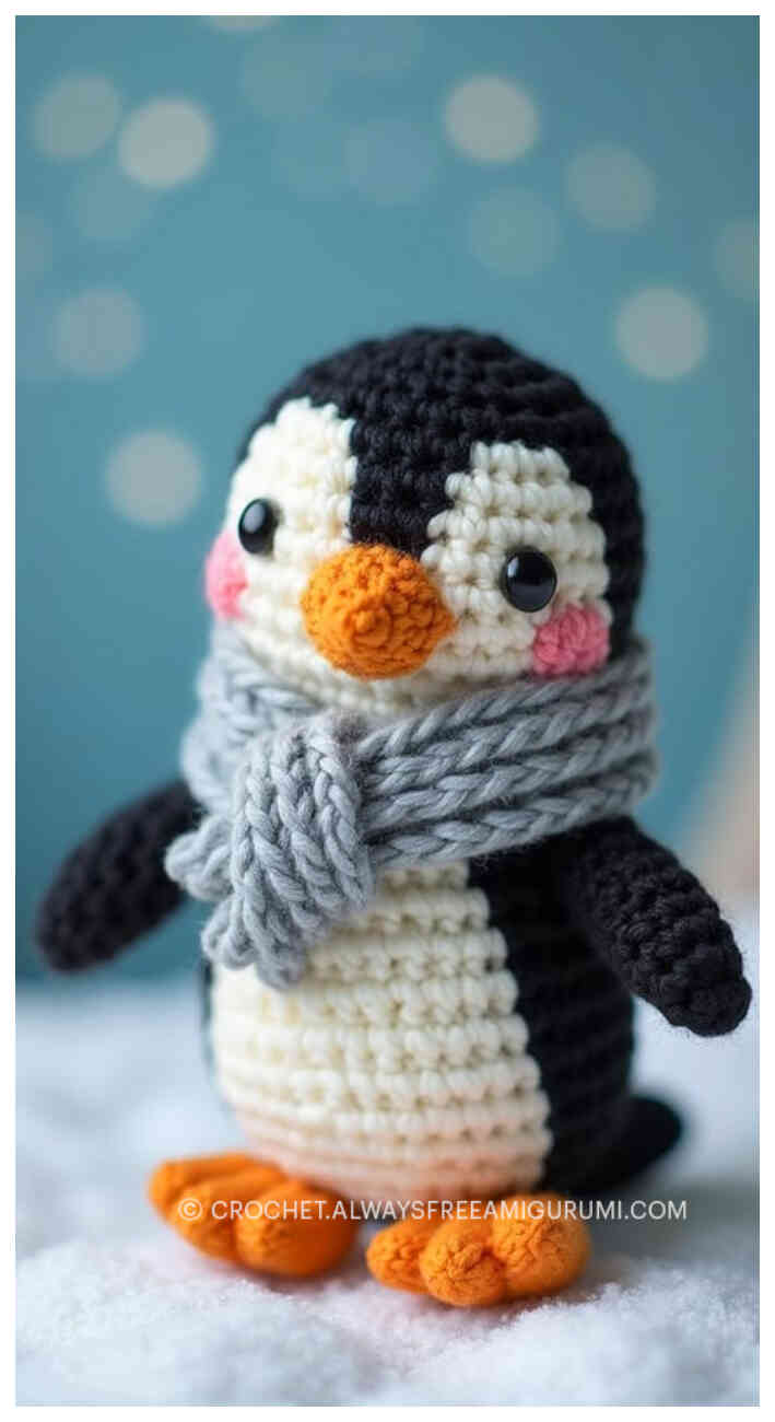 Amigurumi Mini Penguin Free Crochet Pattern - Amigurumi