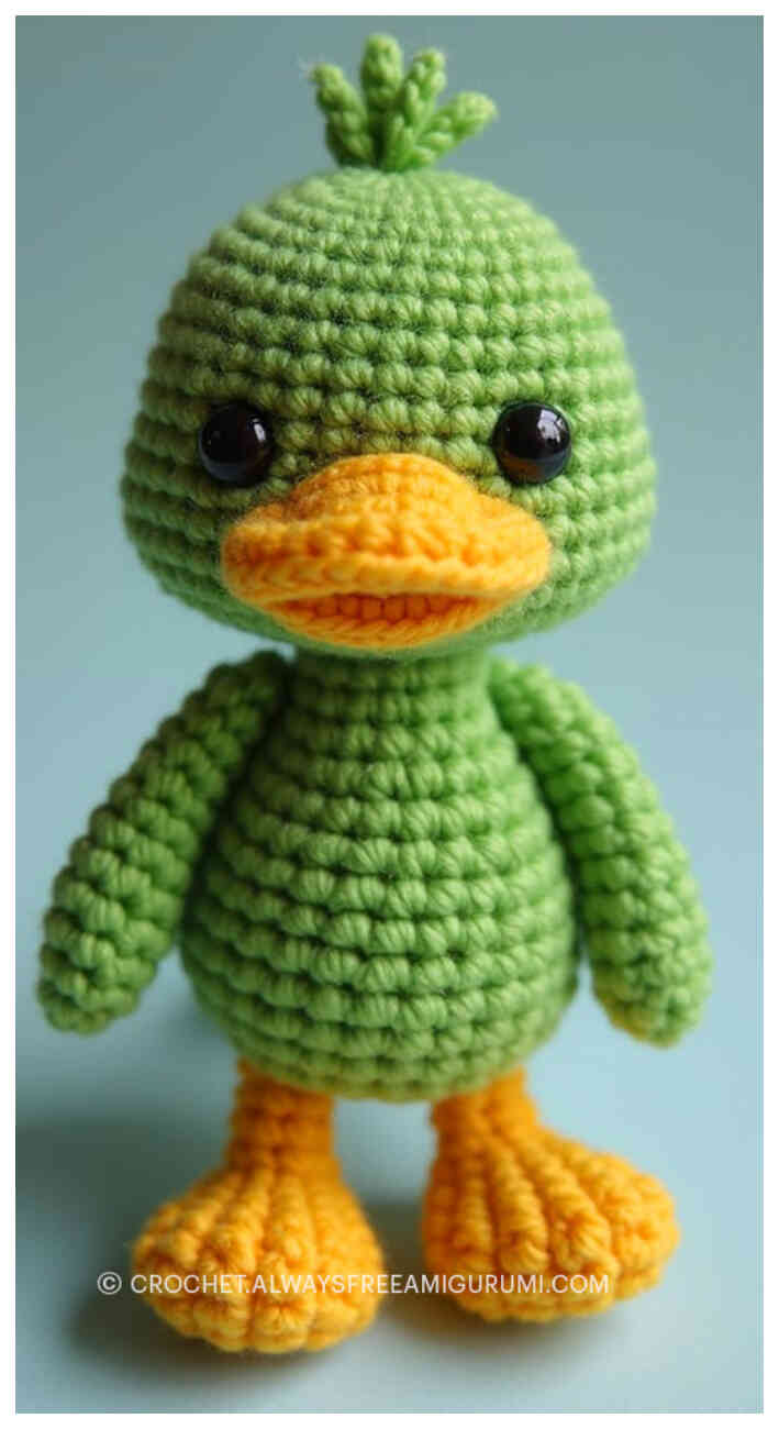 Amigurumi Little Duck Free Crochet Pattern - Amigurumi