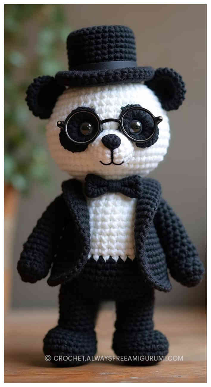Amigurumi Sweet Panda Free Crochet Pattern - Amigurumi