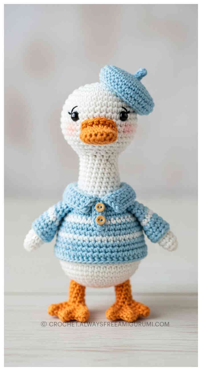 Amigurumi Mini Goose Free Crochet Pattern - Amigurumi
