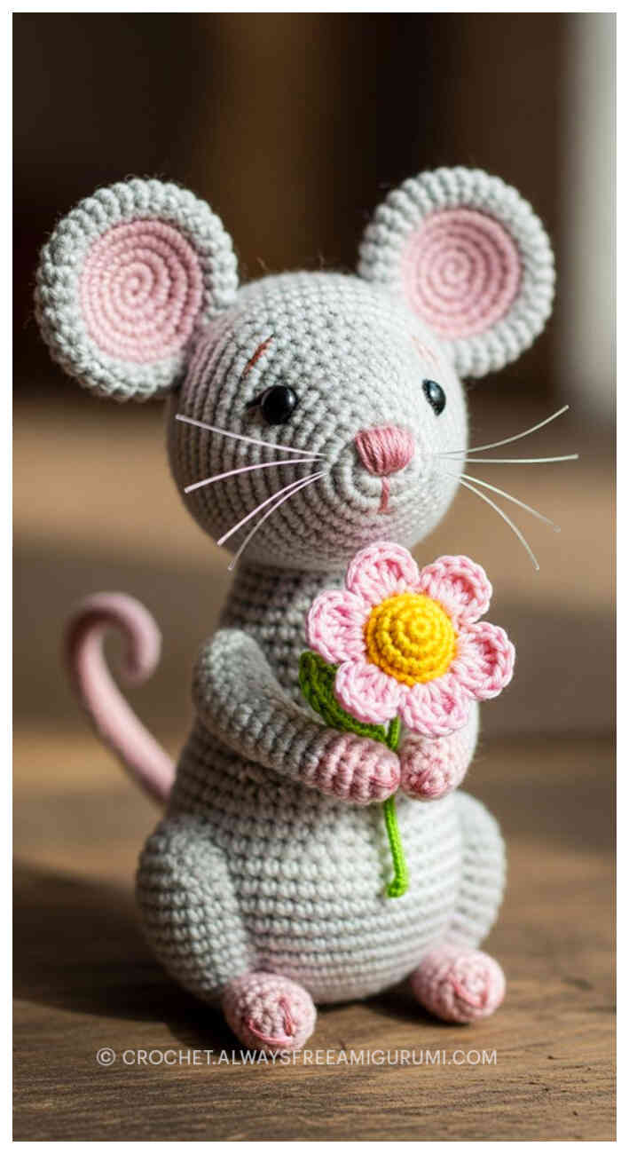 Amigurumi Little Mouse Free Crochet Pattern - Amigurumi