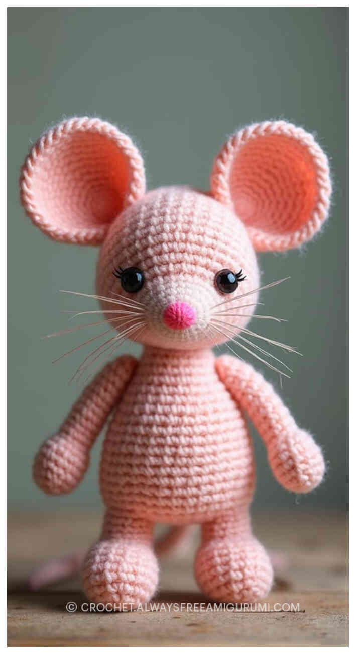 Amigurumi Little Mouse Free Crochet Pattern - Amigurumi