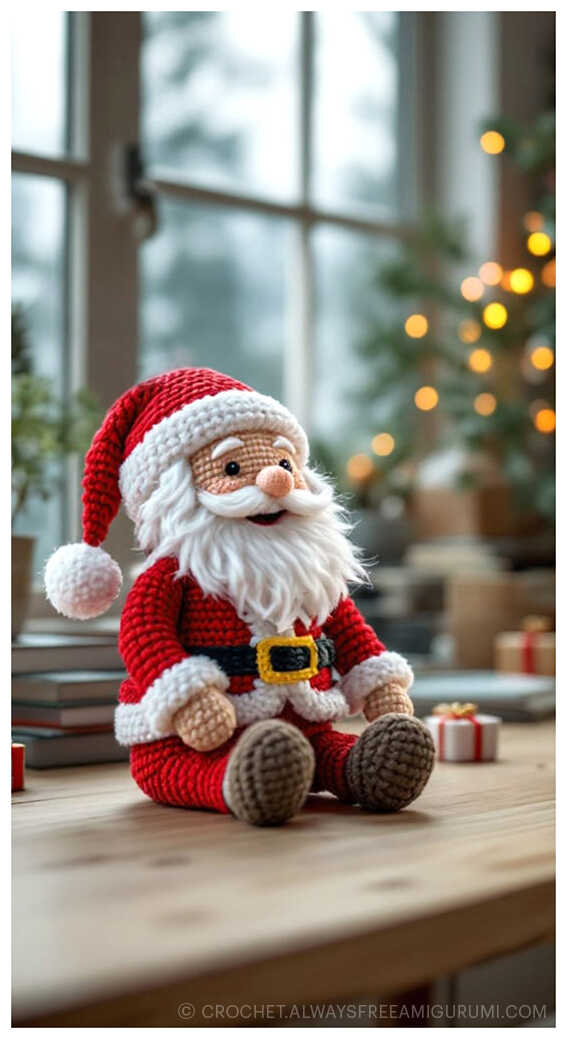 Santa Claus Amigurumi Free Crochet Pattern - Amigurumi